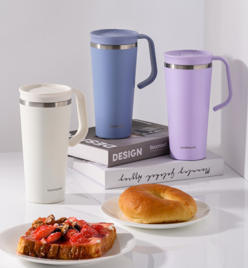 Ly giữ nhiệt LocknLock 600ml LHC4330 Daily, Hàng chính hãng, thép không ...