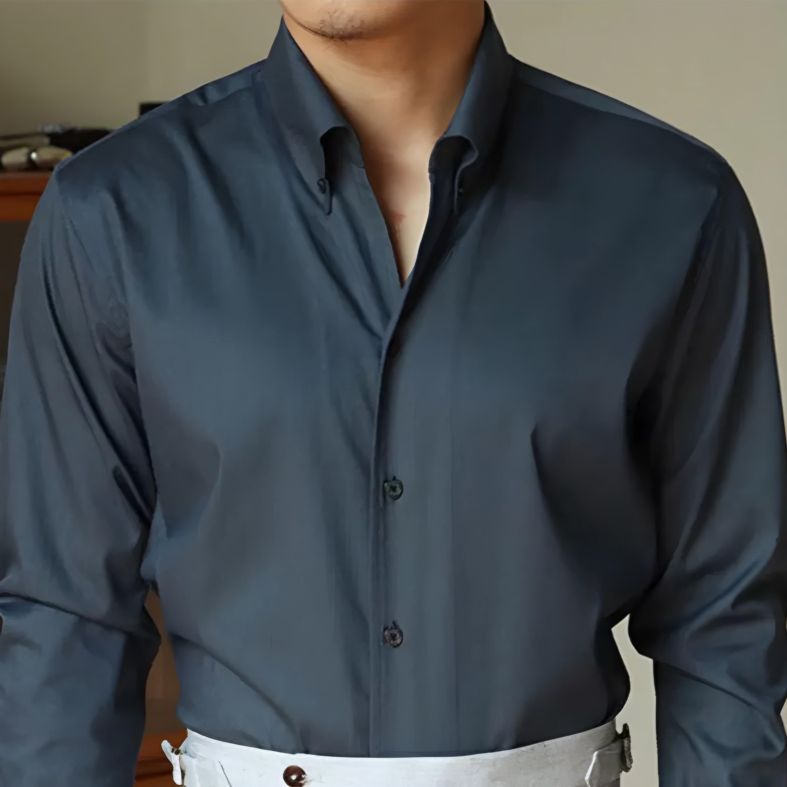 Áo Sơ Mi Nam Trắng Dài Tay Cao Cấp Harold Cổ Button Down + Cufflinks Đi ...