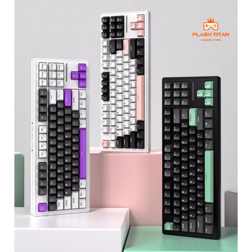 Bàn phím Xinmeng M87 pro V2 - LED RGB có app tùy chỉnh - Mạch xuôi ...