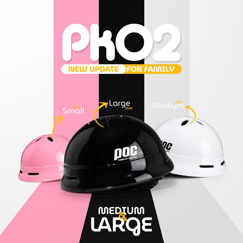 [Hỏa Tốc] Nón POC Đạt Chuẩn Quốc Tế Siêu Nhẹ Trẻ Em PK02 Xám Xi Măng | Shopee Việt Nam