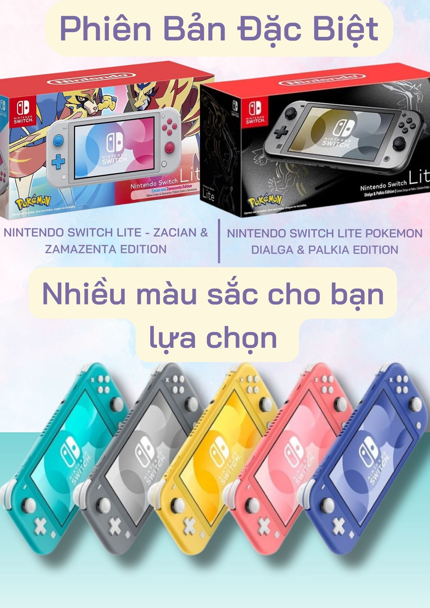 Máy Nintendo Switch Lite Mod Chip Chính Hãng Đủ Màu | Shopee Việt Nam