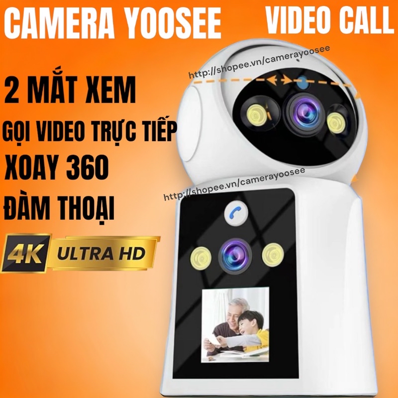 Camera YooSee xoay 360 - Xem đêm có màu - Siêu nét 2K | Shopee Việt Nam