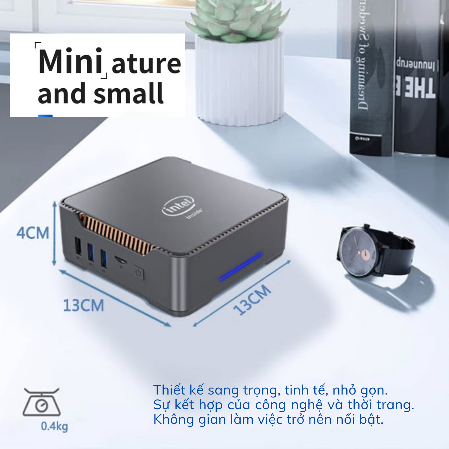Máy tính để bàn – Máy chủ Server – Mini PC – Intel NUC N100 Ram 16G ( Có thể nâng cấp lên Ram ...