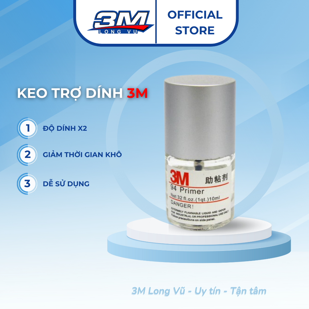 Dung dịch trợ dính 3M 94 Primer tăng độ kết dính cho băng 2 mặt, hỗ trợ ...