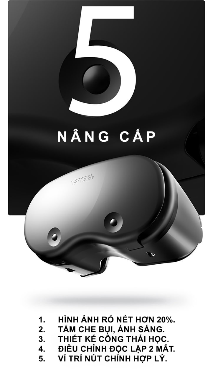Kính Thực Tế Ảo, VRG PRO X7, Chuyên Xem Film 3D, VR, Chơi Game VR ...