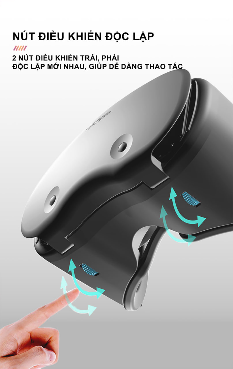 Kính Thực Tế Ảo, VRG PRO X7, Chuyên Xem Film 3D, VR, Chơi Game VR ...