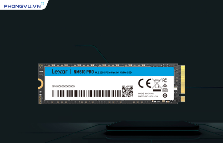 Ổ cứng SSD LEXAR NM610 Pro M.2 2280 PCIe G3x4 NVMe 500GB (LNM610P500G ...