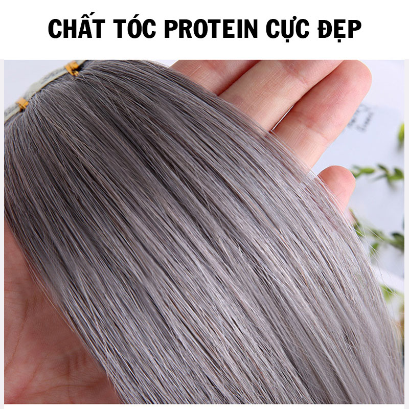 Tóc giả line dán làm từ sợi protein, Tóc giả highlight nối dài tạo ...