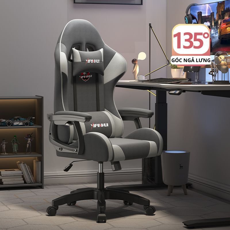 Ghế gaming thiết kế độc đáo, công thái học, ngả 145 độ và bệ tì chân ...