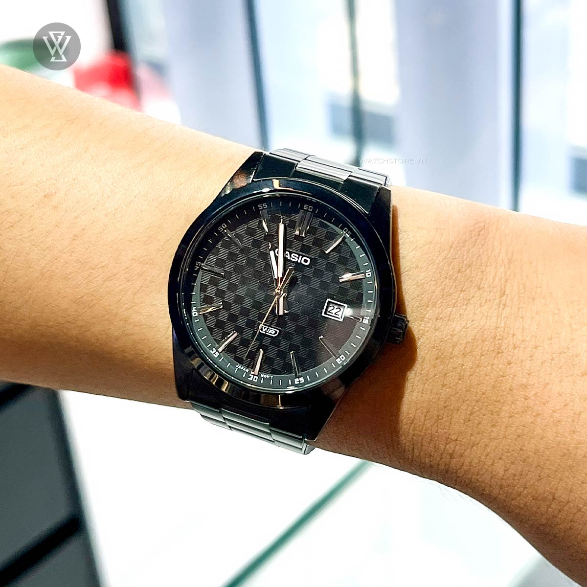 Đồng Hồ Nam CASIO MTP-VD03 Quartz Mặt Kính Khoáng 41mm Dây Và Vỏ Thép ...