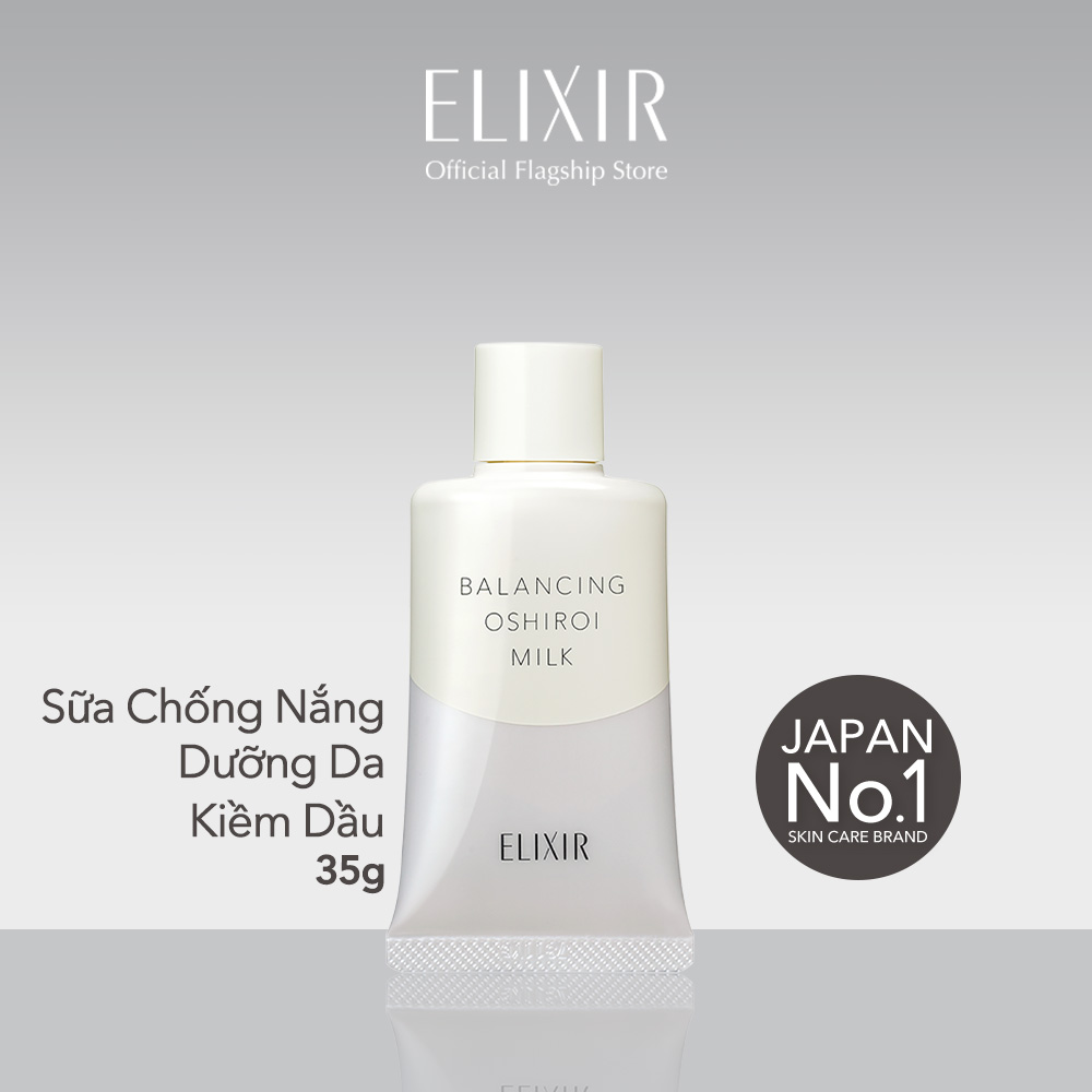 Sữa chống nắng dưỡng da kiềm dầu Elixir Reflet Balancing Oshiroi Milk 35g | Shopee Việt Nam