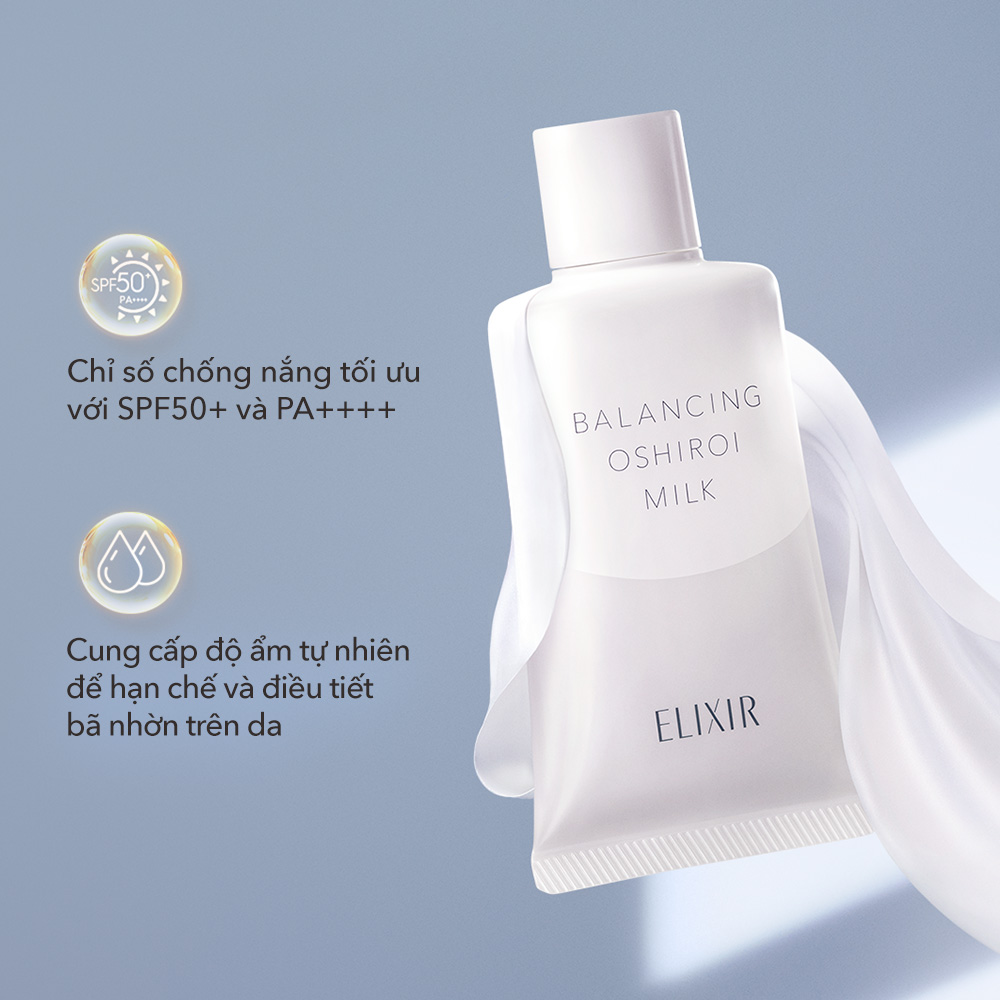 Sữa chống nắng dưỡng da kiềm dầu Elixir Reflet Balancing Oshiroi Milk 35g | Shopee Việt Nam
