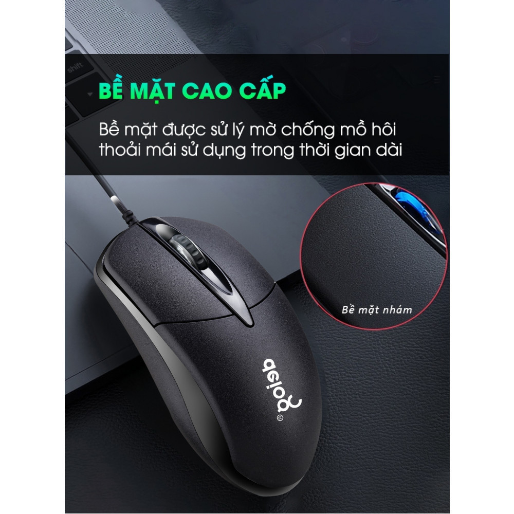 Chuột Máy Tính Có Dây Deiog DY F6 Quang Học Thiết Kế Nhỏ Gọn Ôm Tay ...