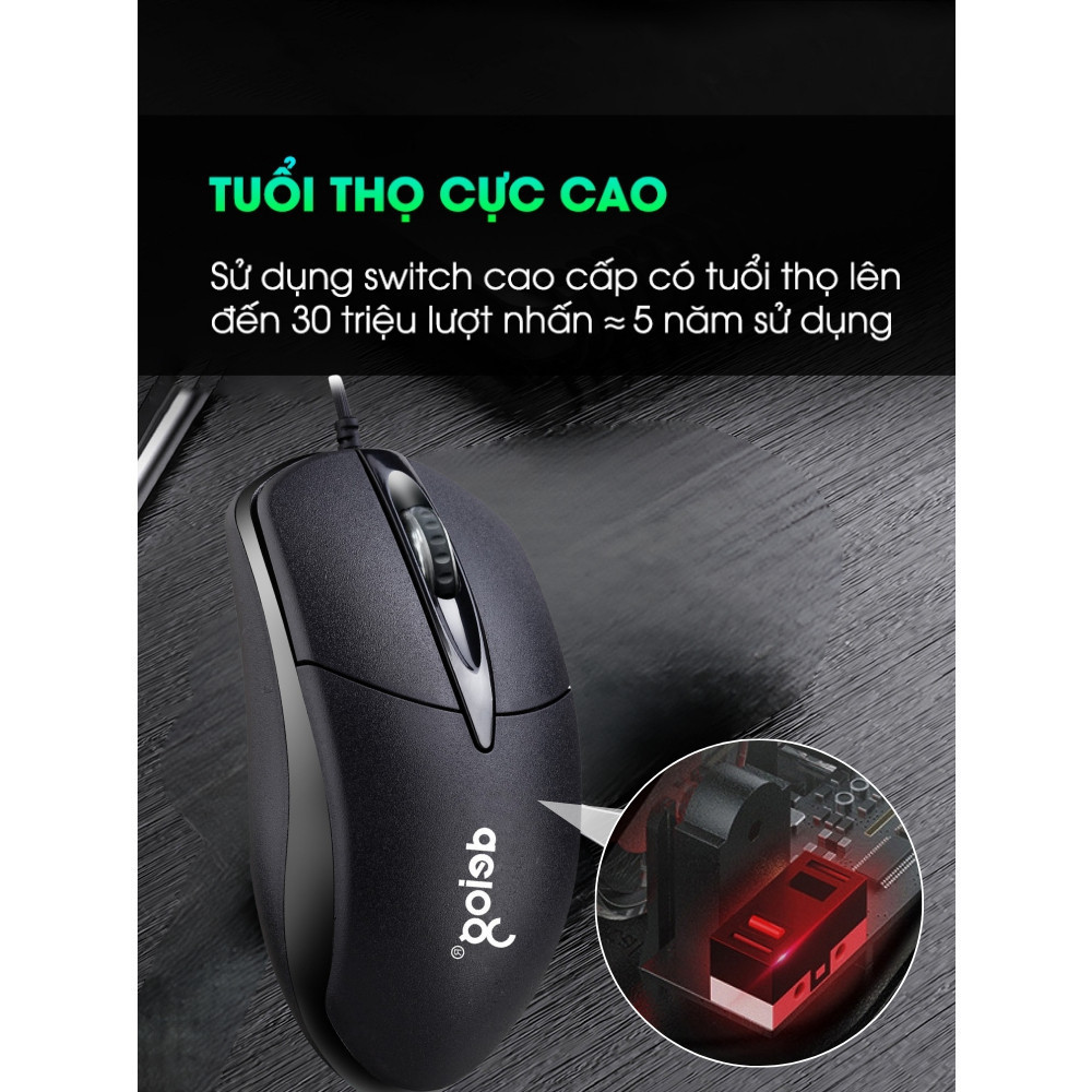 Chuột Máy Tính Có Dây Deiog DY F6 Quang Học Thiết Kế Nhỏ Gọn Ôm Tay ...