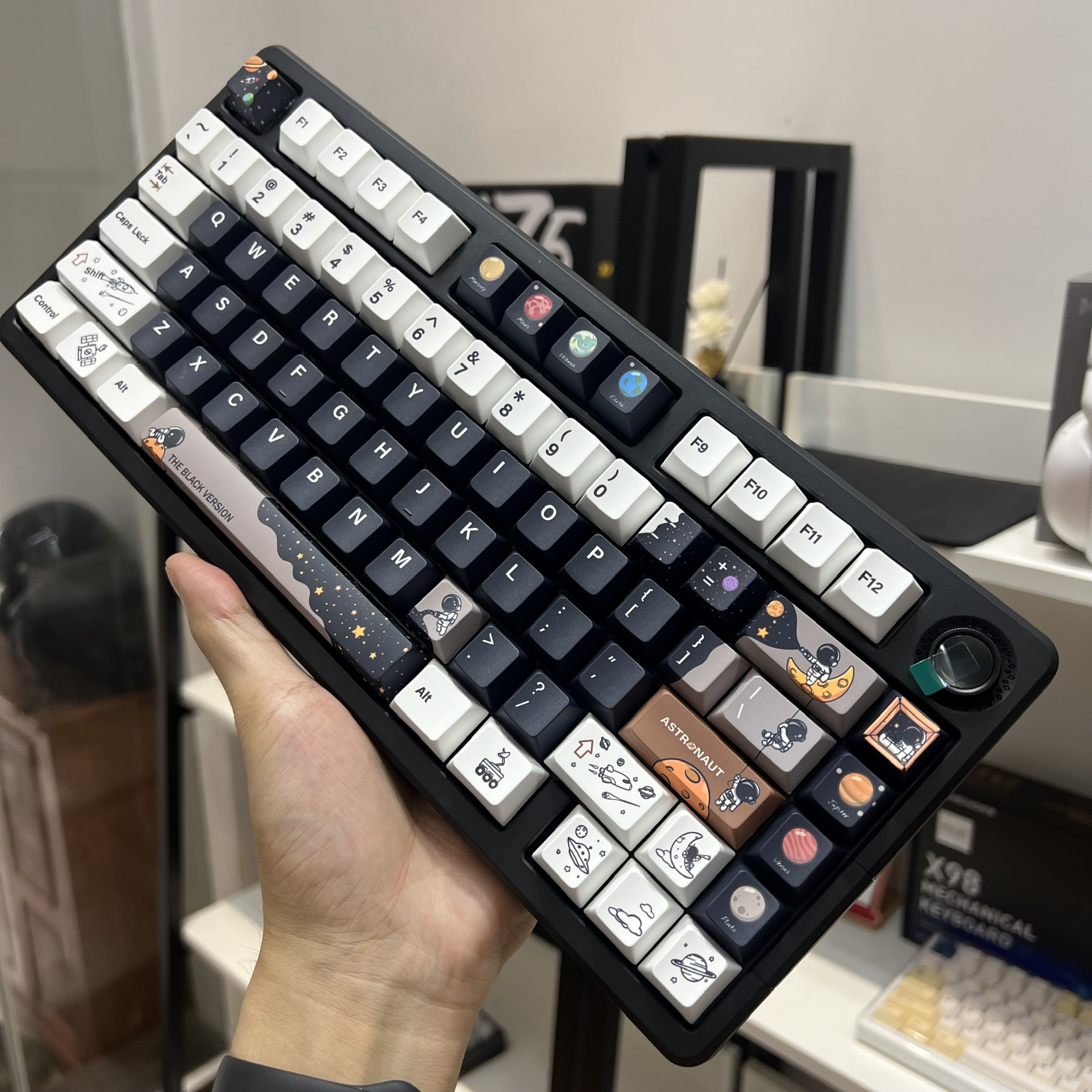 Infi75 Lite - Bàn phím cơ custom 75% núm xoay, 3 mode, RGB, khung viền ...
