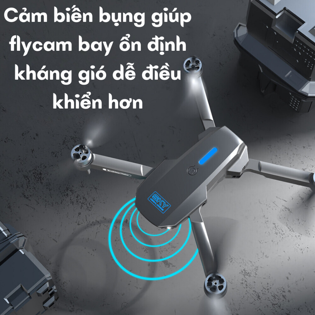 Máy Bay Flycam E88 Max，Drone camera trang bị camera kép 4k,Lai Cam Điều ...