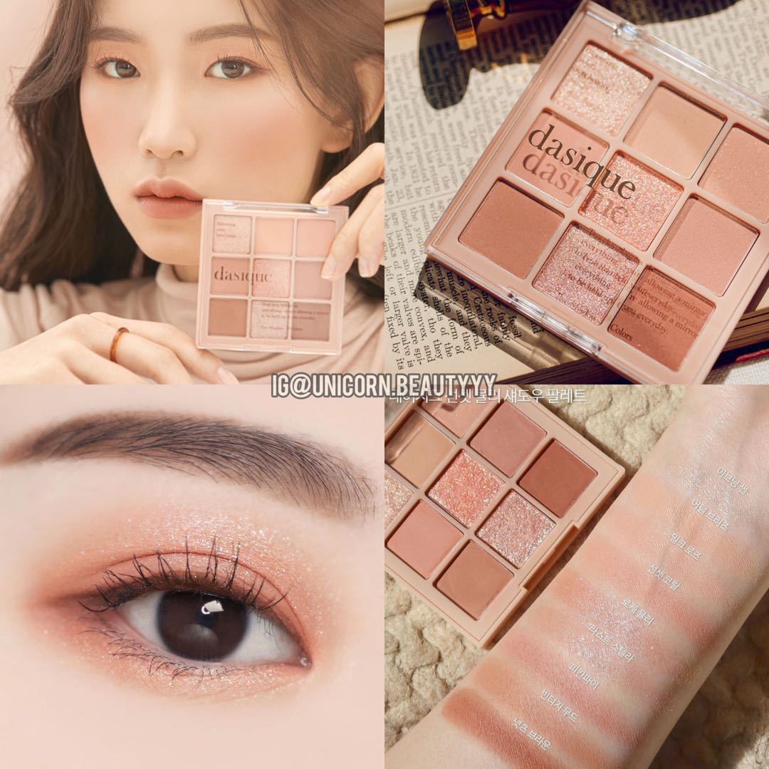 Bảng Phấn Mắt Dasique 9 Màu Và 18 Màu Summer Coral Almond Vanilla Candy ...