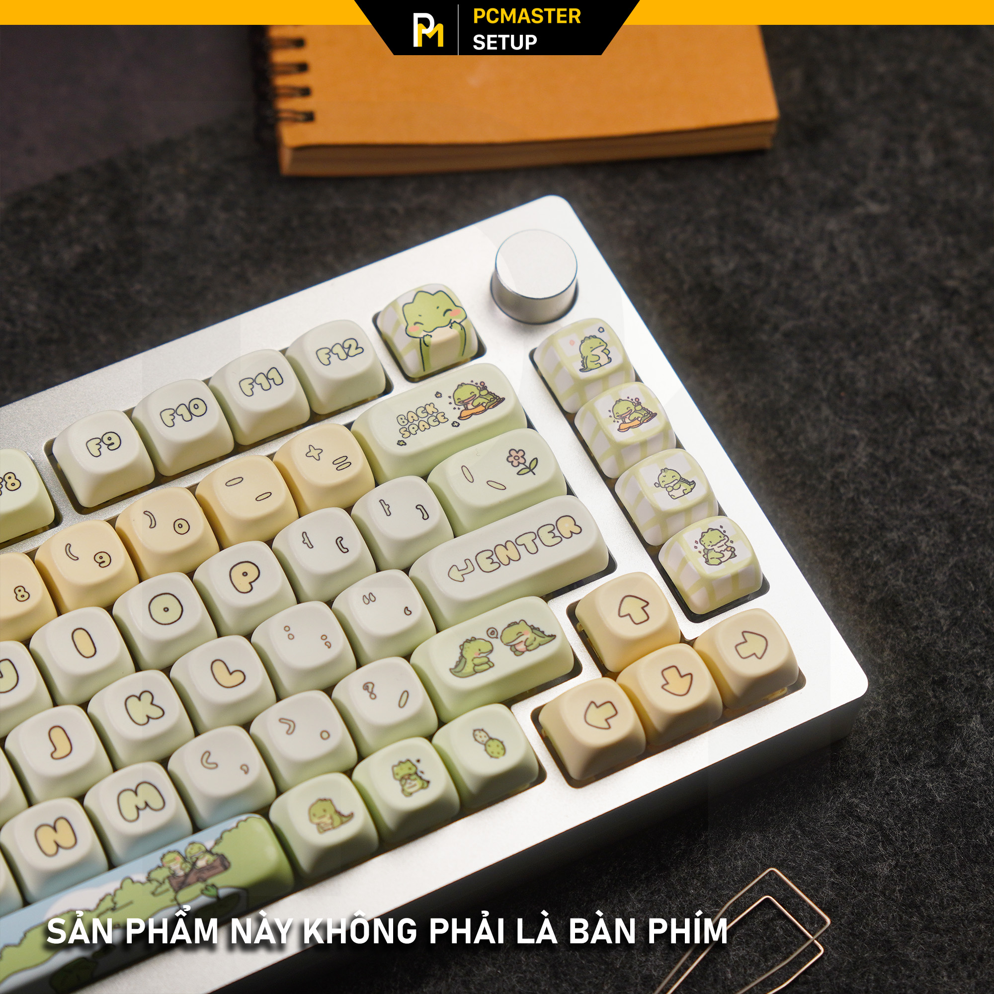 Keycap Moa pbt khủng long họa tiết in dyesub không mờ họa tiết, nút ...