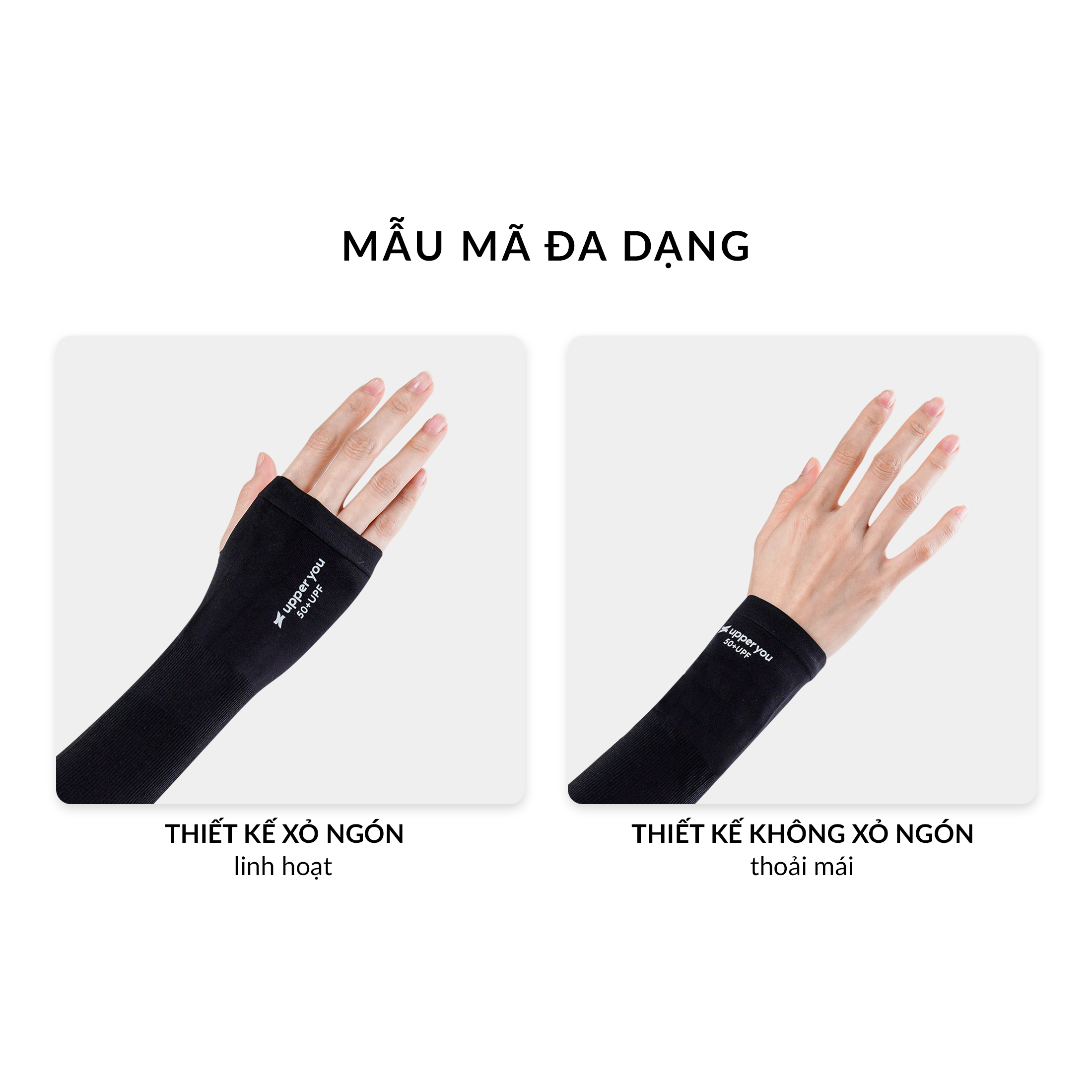 [Combo3] Găng Tay Chống Nắng PRO UPF50+ Cao Cấp UPPER YOU Xỏ Ngón ...