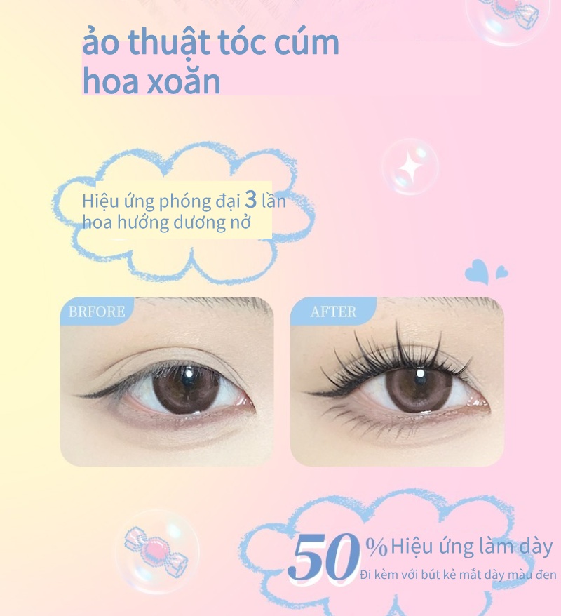 Lông mi giả tự dính MINODERM không cần keo, dễ gắn, mô phỏng tự nhiên ...