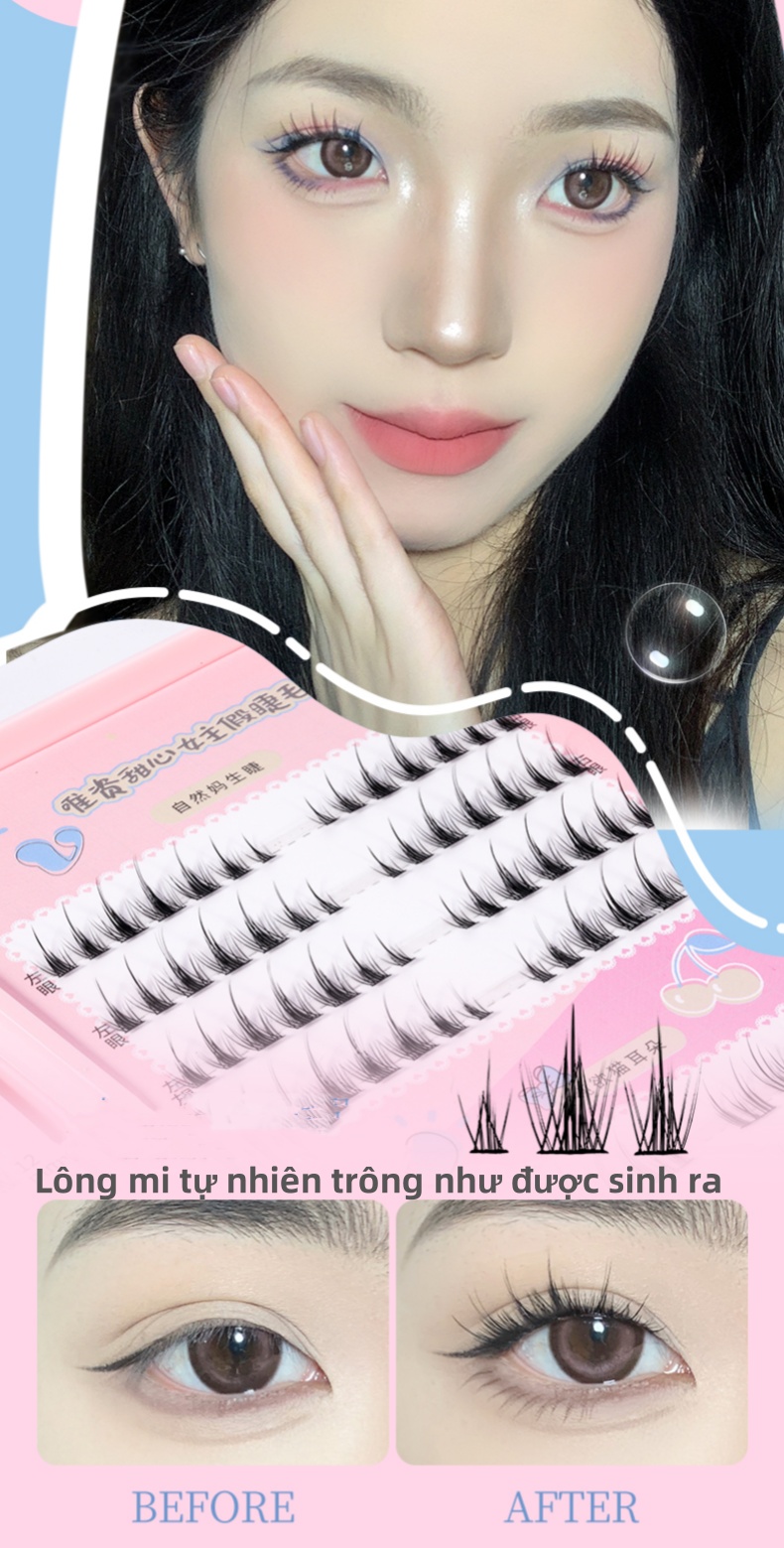 Lông mi giả tự dính MINODERM không cần keo, dễ gắn, mô phỏng tự nhiên ...