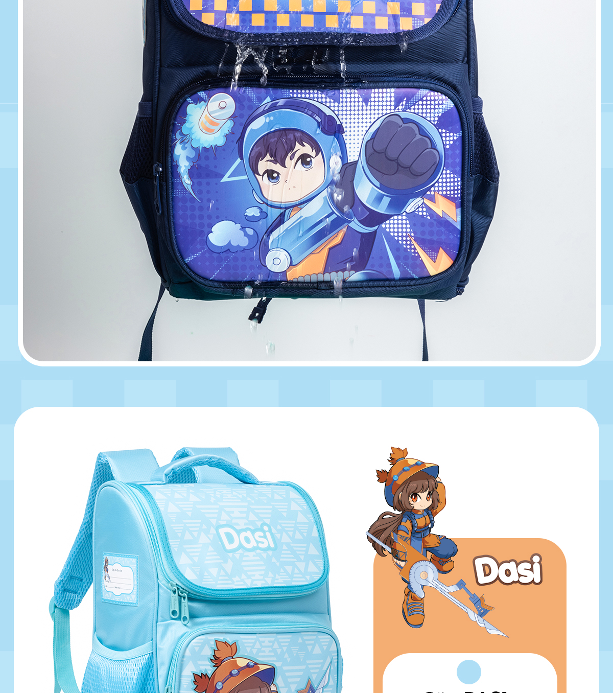 Cặp chống gù AkooLand Thiên Long BP-022/AK - Đệm mút dày dặn hơn ...