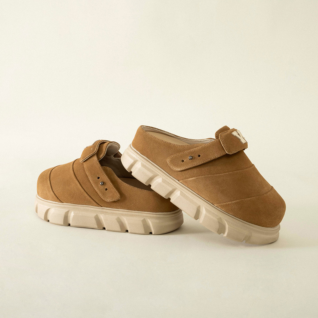 Dép Nam Nữ Tăng Chiều Cao THEWOLF R&E MULE SANDAL - TOBACCO | Shopee ...