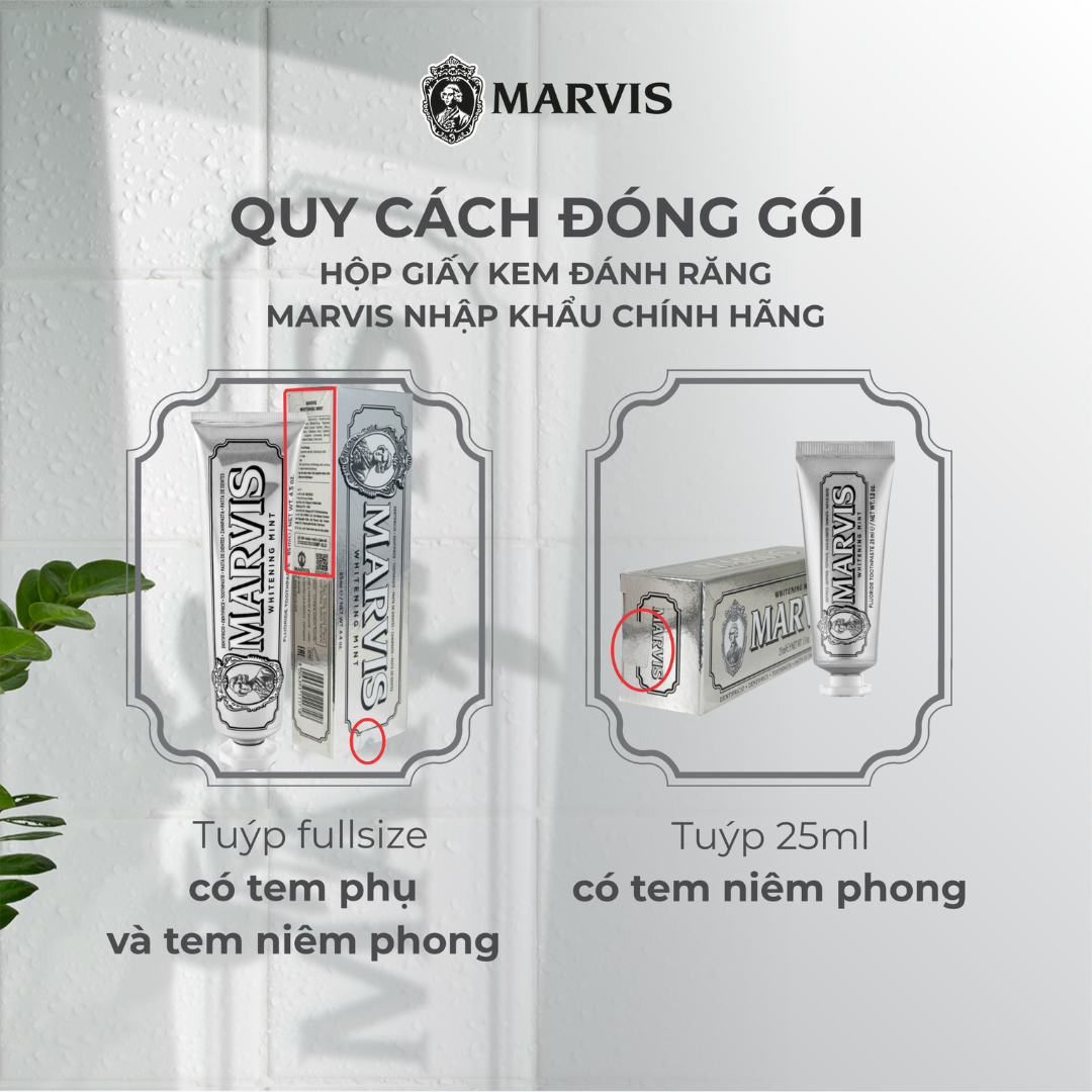 Kem Đánh Răng Marvis Garden Collection - Kissing Rose, Dream Osmanthus, Sinuous Lily 75ML ...