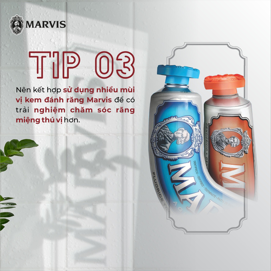 Kem Đánh Răng Marvis Garden Collection - Kissing Rose, Dream Osmanthus, Sinuous Lily 75ML ...