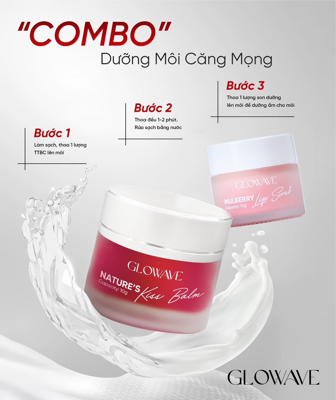 Son Dưỡng Môi Lựu Đỏ Glowave 10g, Ủ Môi Căng Mọng Mền Mướt | Shopee ...
