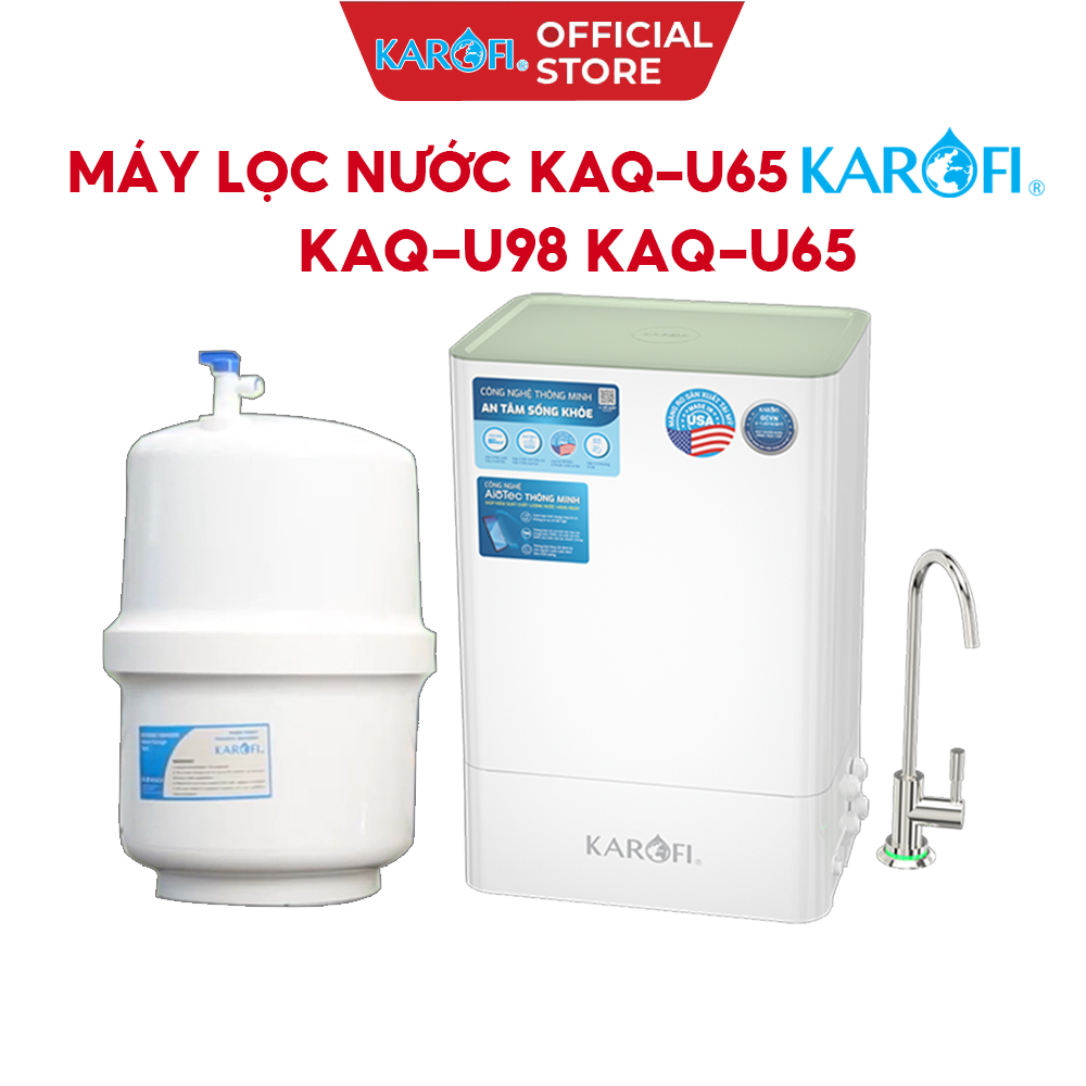 MÁY LỌC NƯỚC KAROFI KAQ-U98 / KAQ U65 chính hãng | Shopee Việt Nam