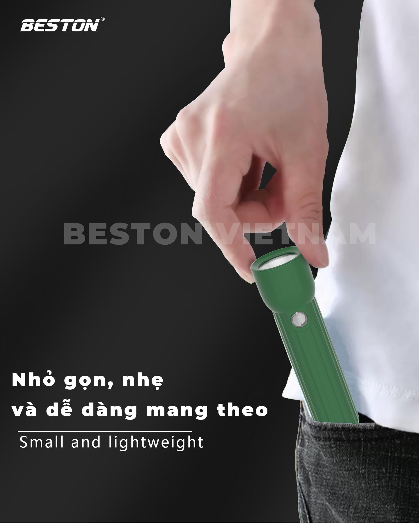 Đèn pin sạc LED mini Mopal MFL001 nhỏ gọn, thời gian sáng lên đến 6 ...