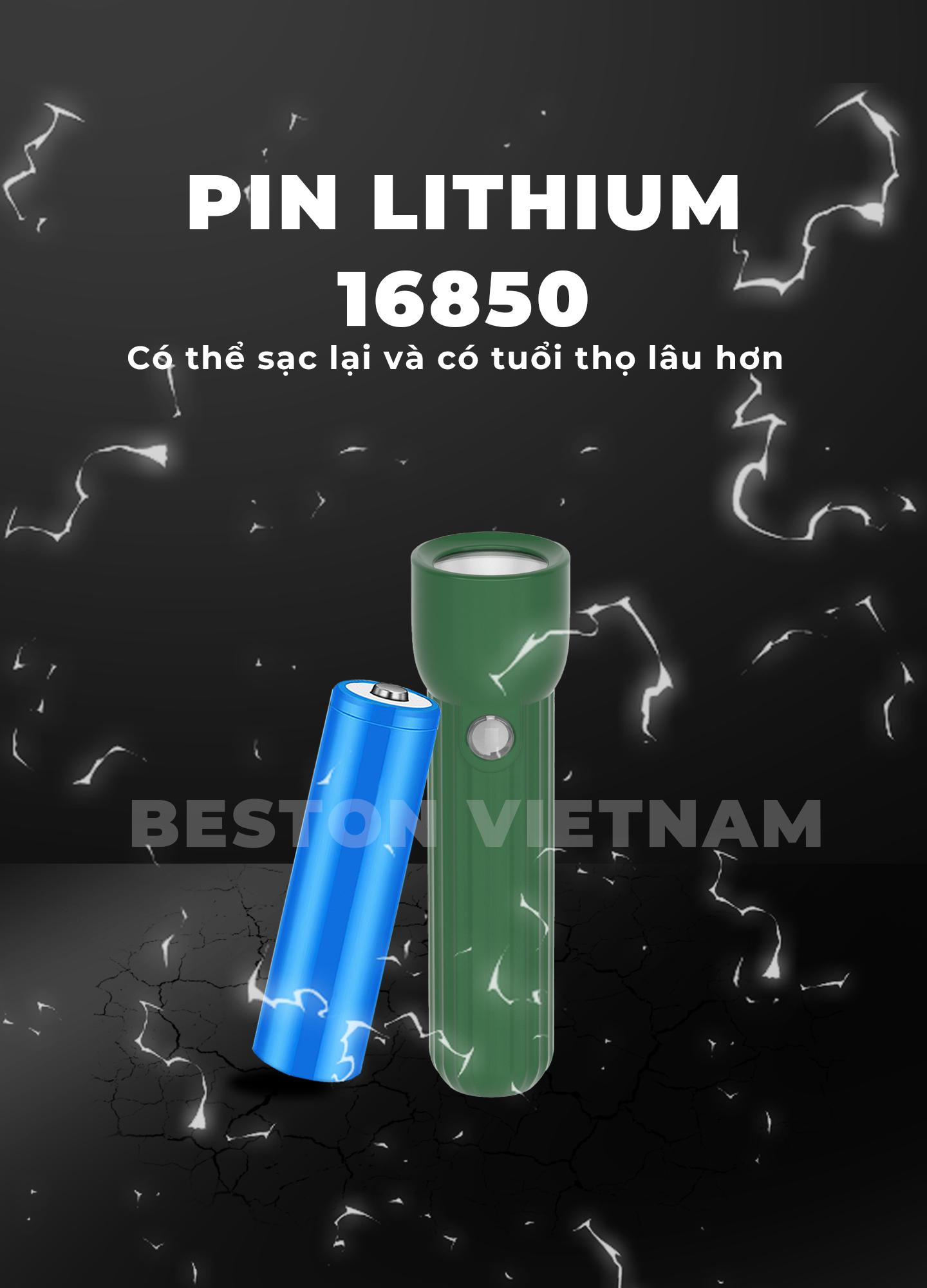 Đèn pin sạc LED mini Mopal MFL001 nhỏ gọn, thời gian sáng lên đến 6 ...