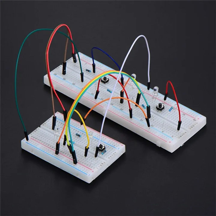 Bộ 10 Sợi Dây Cắm Breadboard - Dây Cắm Test Mạch Nhiều Màu Sắc | Shopee ...