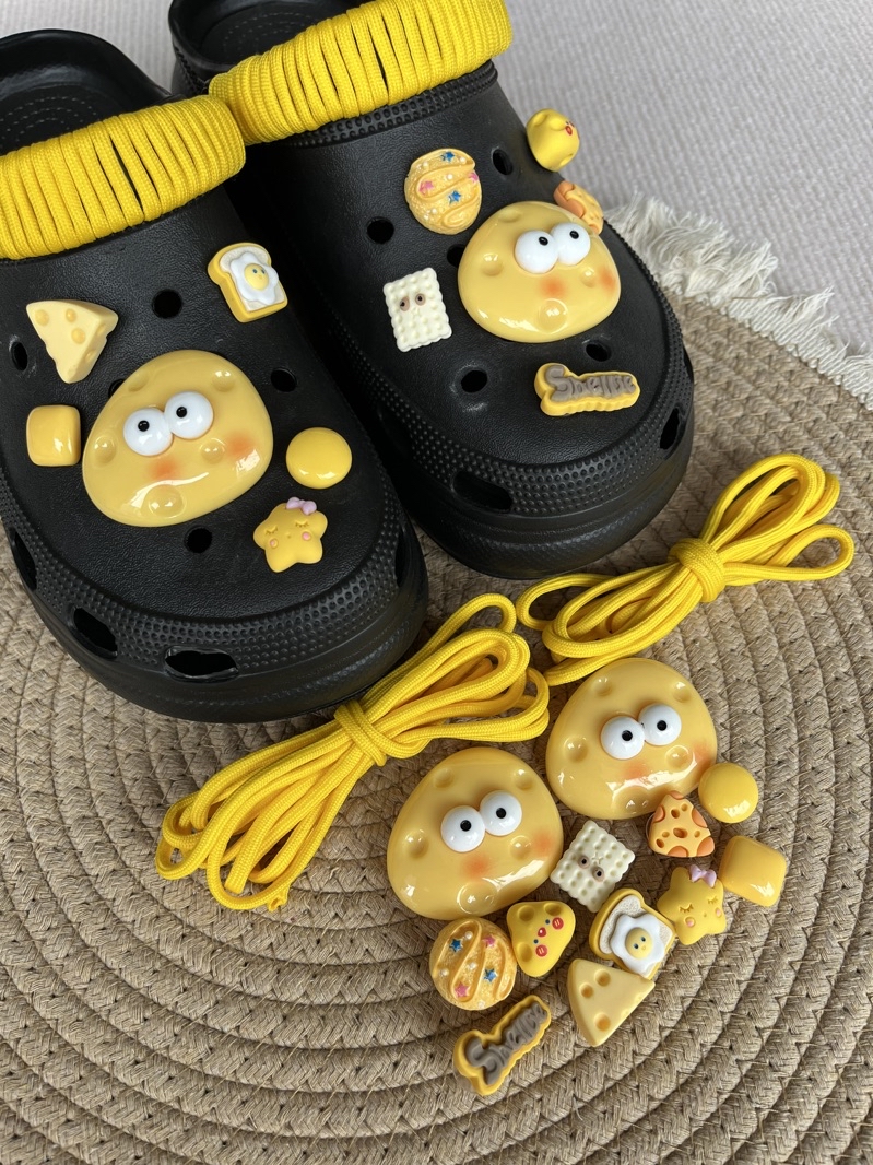 Set Sticker Charm theo chủ đề , phụ kiện trang trí dép sục Jibbitz hình ...
