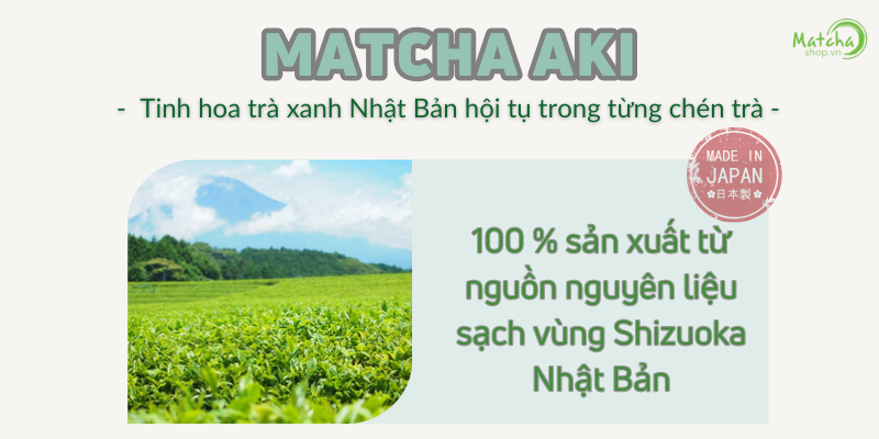 Bột Matcha AKI Nhập Khẩu Nhật Bản Chính Hãng, Dùng Trong Pha Chế, Làm ...