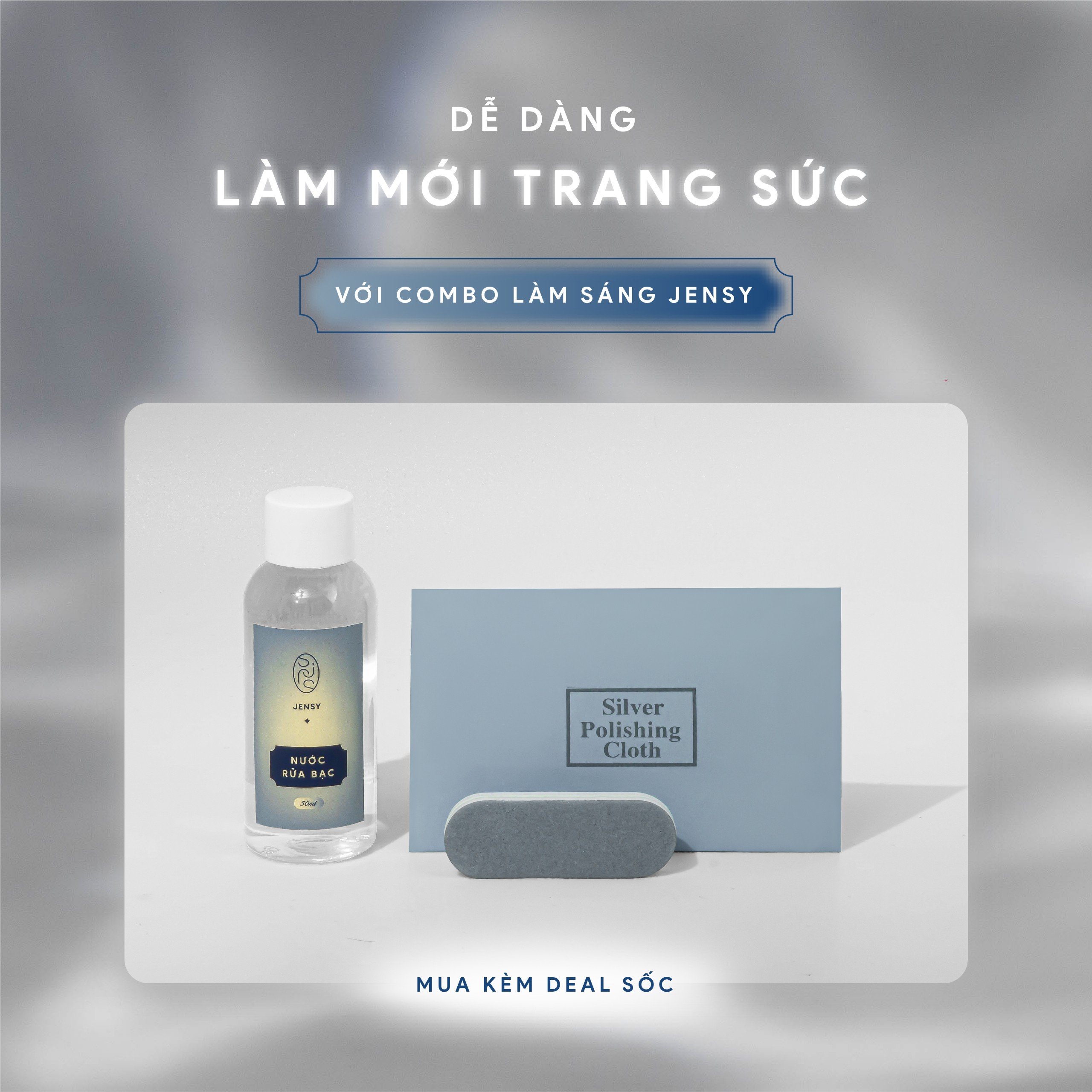 Dây Chuyền Đôi Bạc S925 Cao Cấp JENSY "Couple Ring" VCDJ1, Vòng Cổ Đôi ...