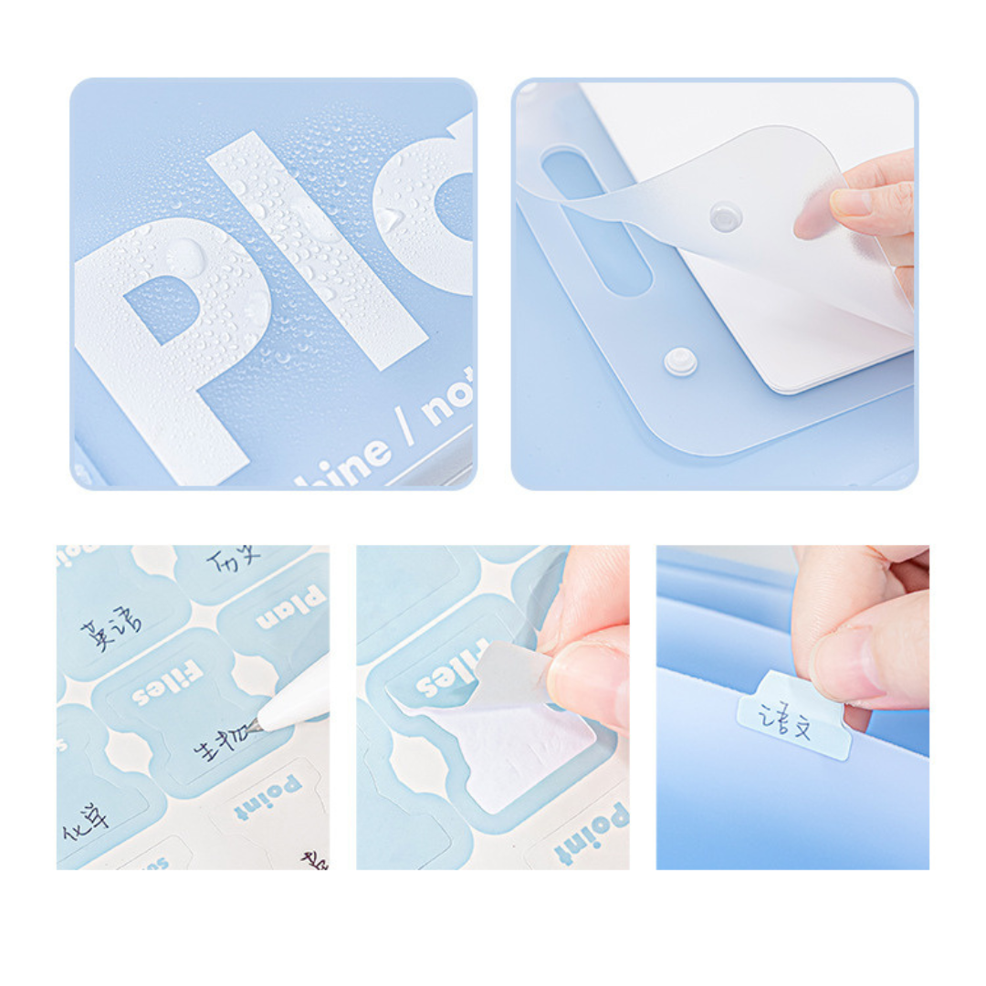 Tập Đựng A4 Tài Liệu/ Hồ Sơ 8 Ngăn Planwith Có Nút Gài & Quai Xách ...