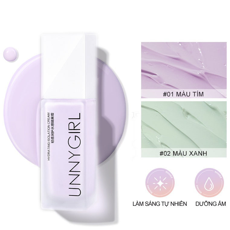 Kem Lót Trang Điểm Dưỡng Ẩm Làm Sáng Da Kiềm Dầu Lâu Trôi UNNY GIRL 30ml | Shopee Việt Nam