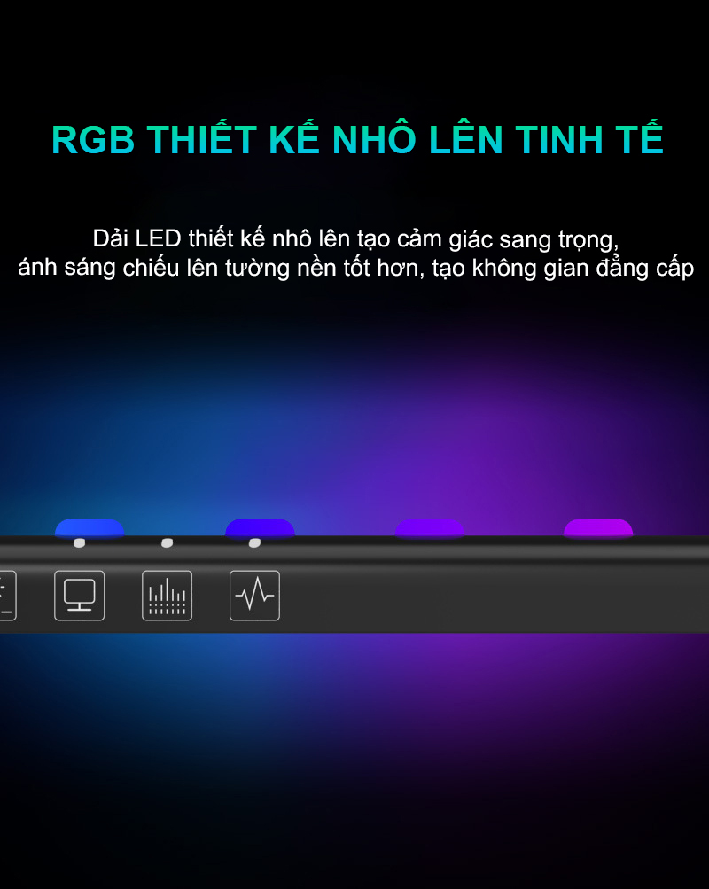 Đèn treo màn hình Sidohome SF601 đèn màn hình máy tính pc kẹp máy tính ...