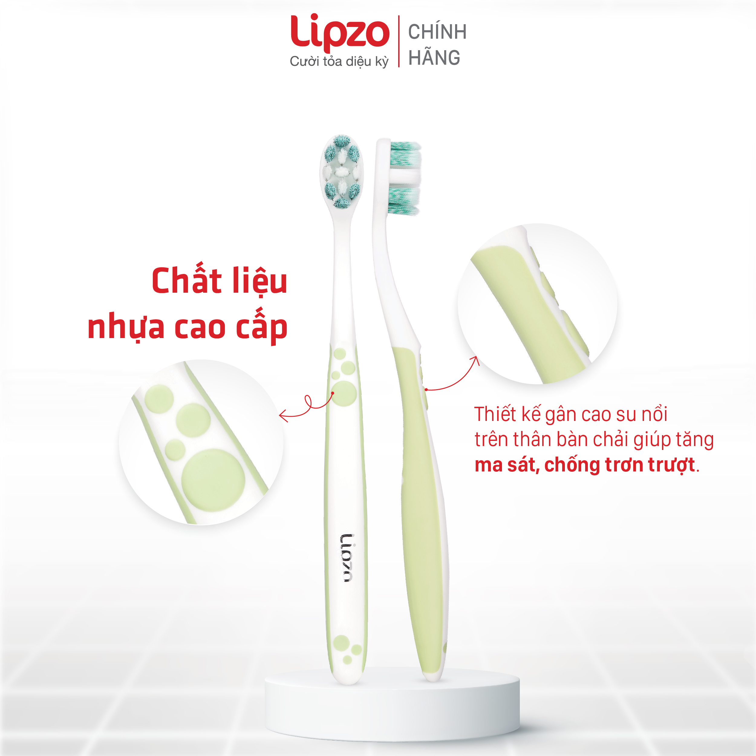 [TIẾT KIỆM 50%] Bộ Đôi Bàn Chải Lipzo Sensitive Lông Tơ Kháng Khuẩn ...