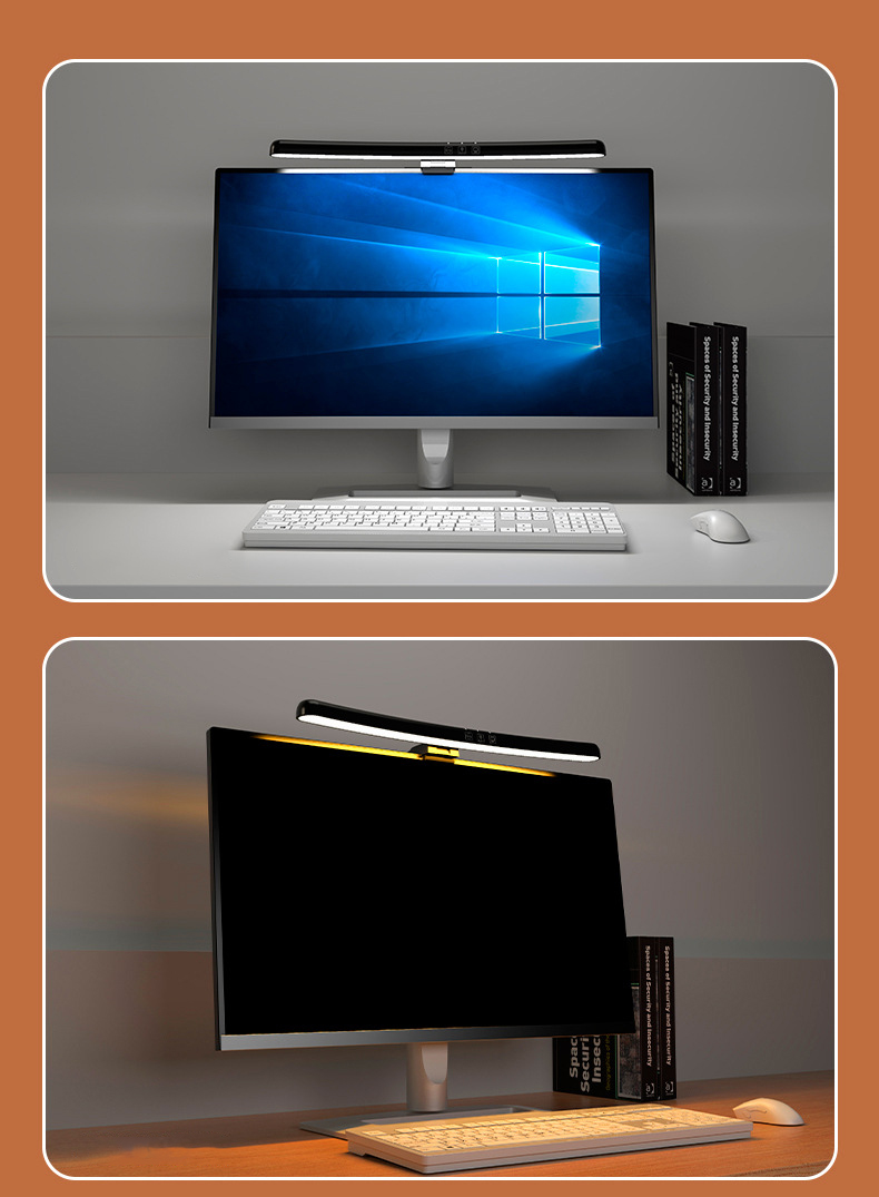 Đèn màn hình pc Sidohome SF301 đèn máy tính màn hình cong 3 màu ánh ...
