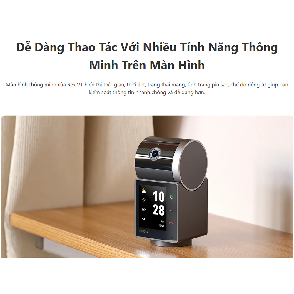 [5M] Camera Gọi Điện Imou Rex VT Pro 5M, 3K Tích Hợp AI, Gọi Video ...