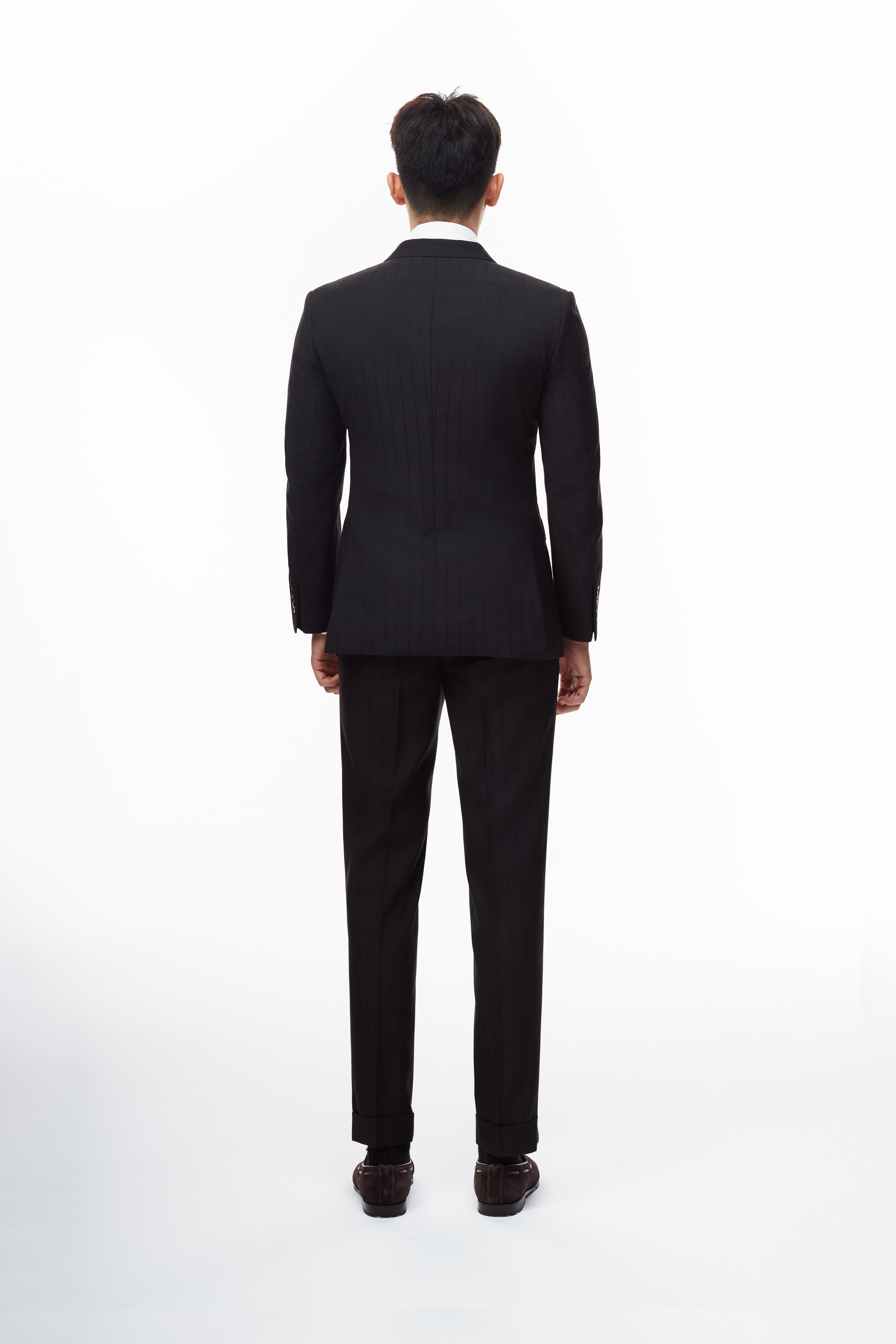 Bộ Suit Birmingham Đen Sọc Ẩn Harold Cao Cấp Công Sở Sang Trọng, Độ Bền ...