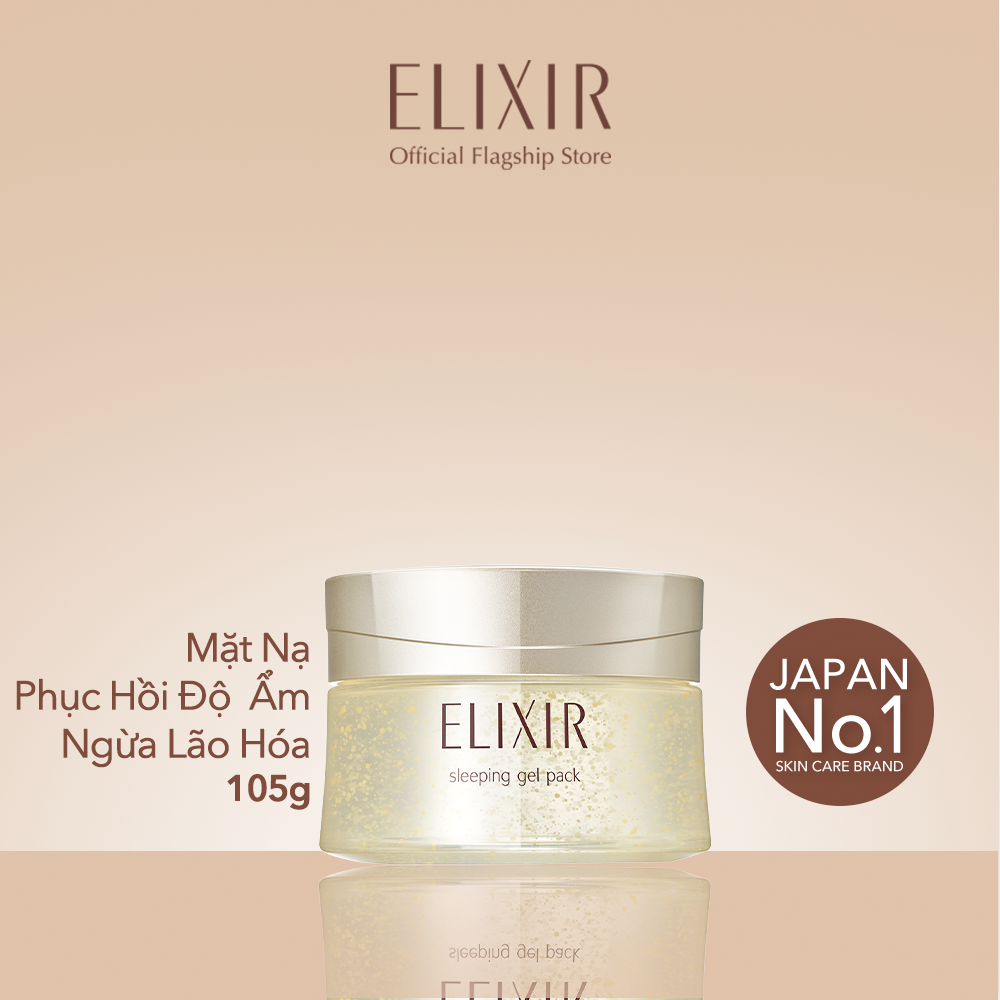 Mặt nạ ngủ phục hồi độ ẩm ngăn ngừa lão hóa Elixir Superieur Sleeping Gel Pack W 105g | Shopee ...