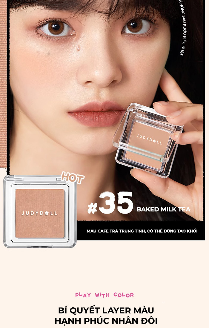 JUDYDOLL Phấn má hồng Judydoll Pretty Blush Powder Chất mịn Tự Nhiên Đa dạng màu hot 2g | Shopee ...