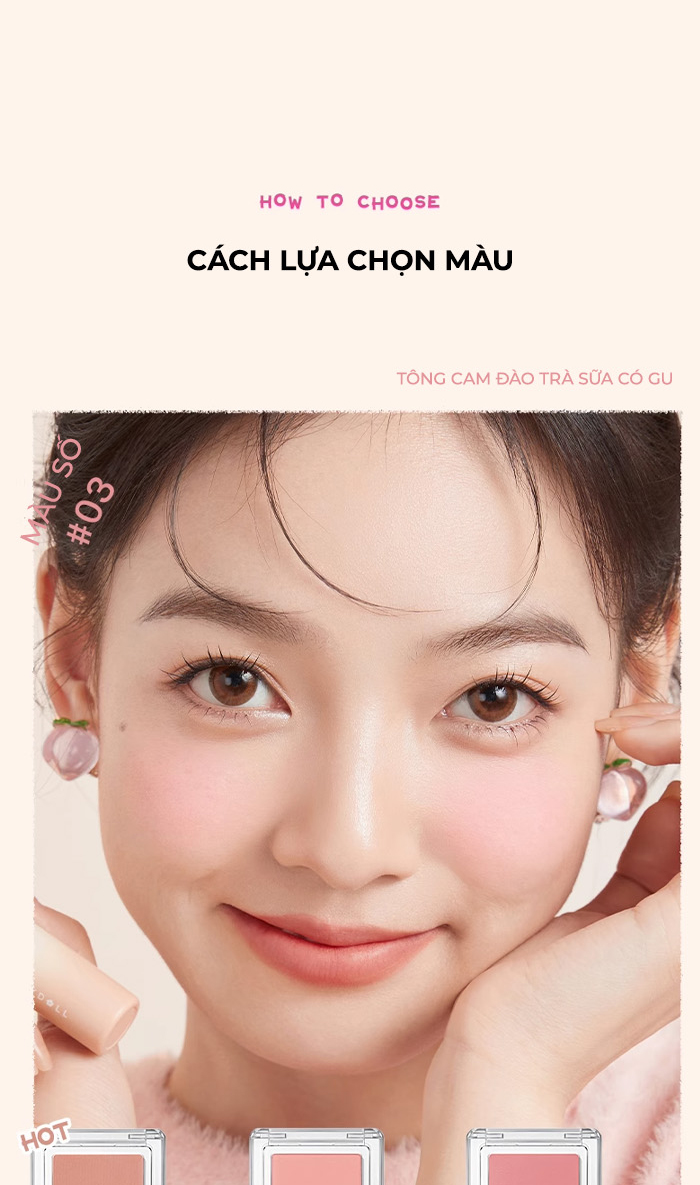 JUDYDOLL Phấn má hồng Judydoll Pretty Blush Powder Chất mịn Tự Nhiên Đa dạng màu hot 2g | Shopee ...