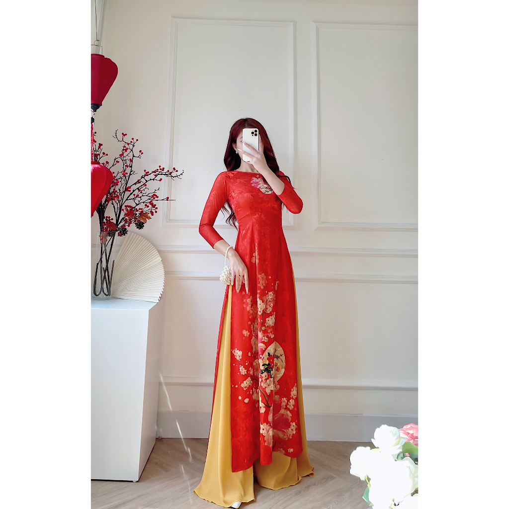 Quần lụa mỹ mặc áo dài AZALY - thoáng khí, không nóng bức, không gây ...