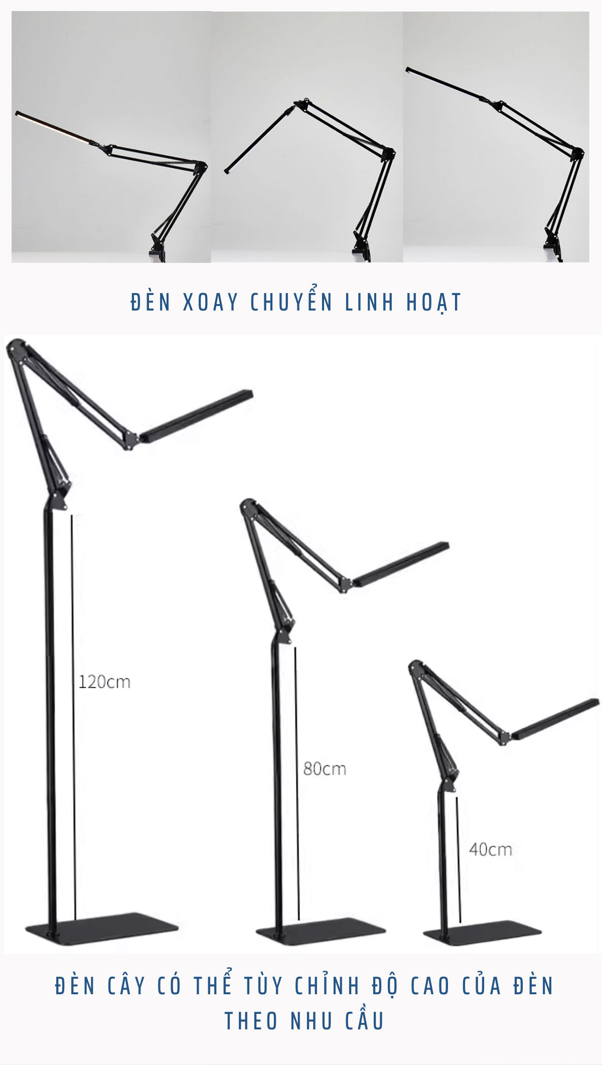 Đèn bàn học TA110 Bóng LED Chống Cận 12W Đổi 3 Màu Ánh Sáng Tăng Giảm ...