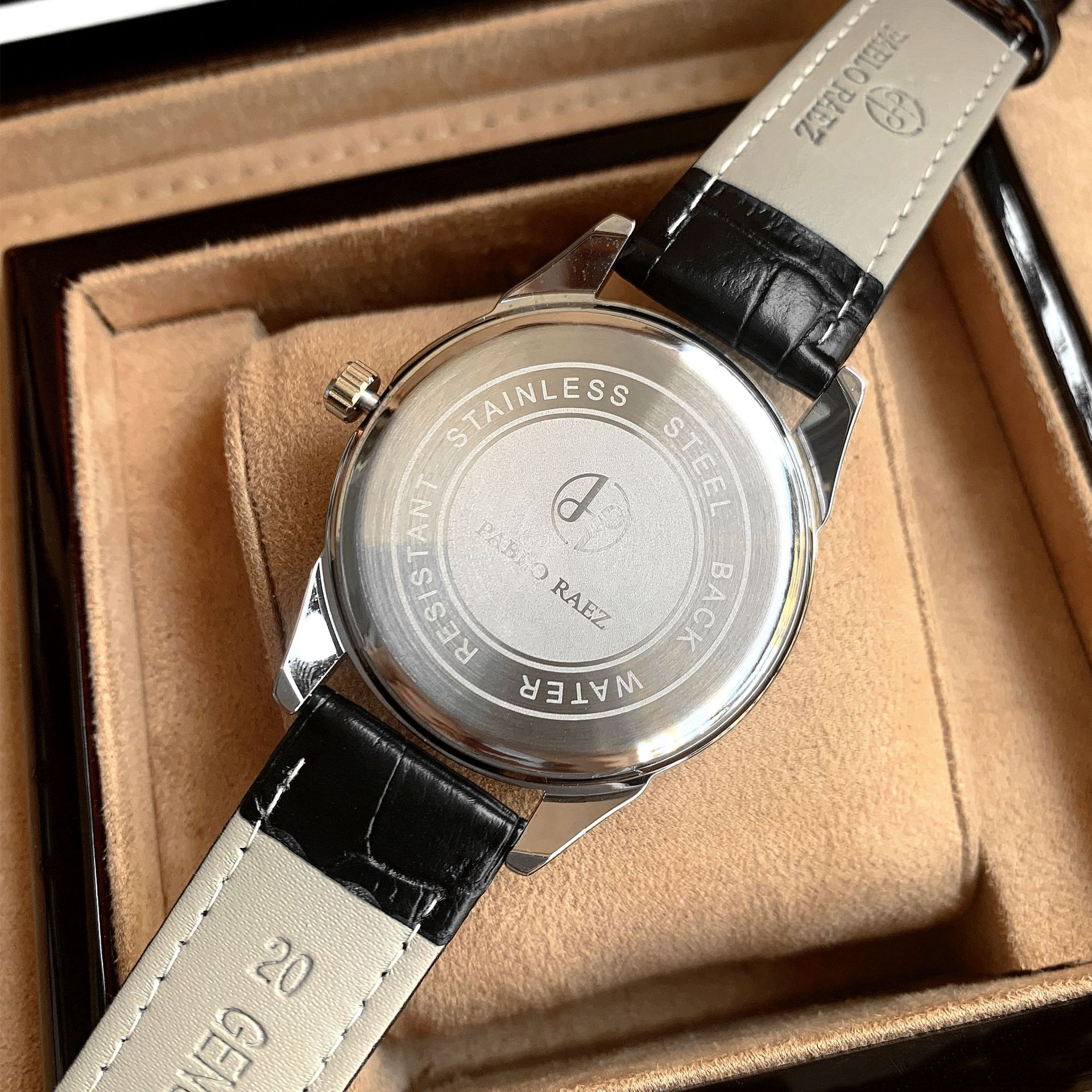 Đồng hồ nam chính hãng PABLO RAEZ lịch chuyển động thạch anh sang trọng ...